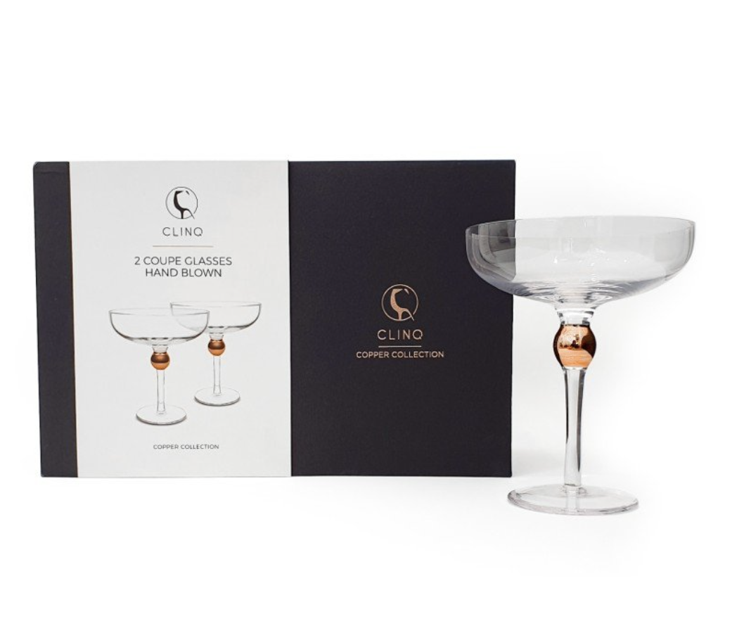 Copper Coupe Cocktail Glass – BLOOMINGALES