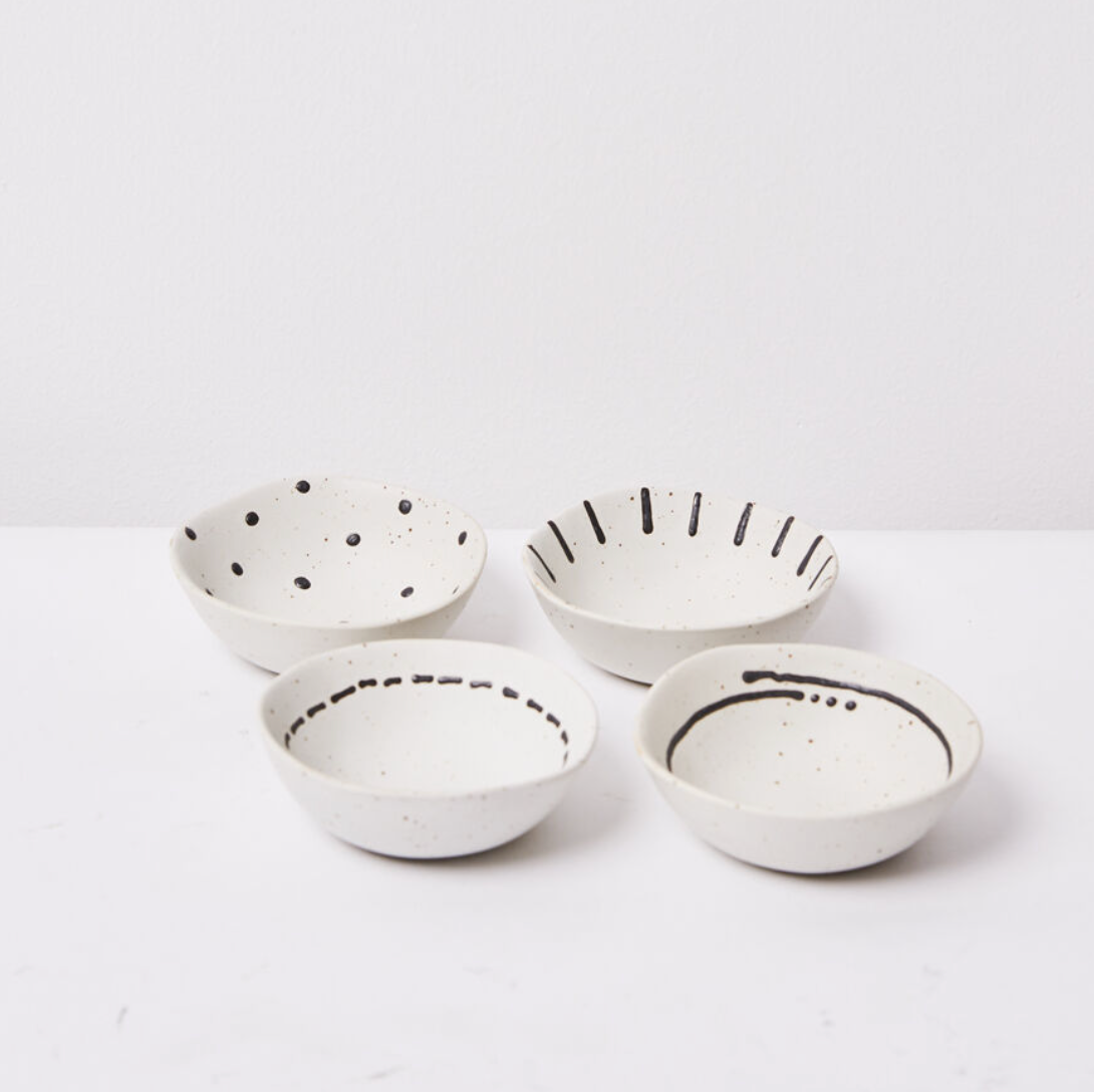 EMIKO Condiment Bowls White Mini – Bloomingales